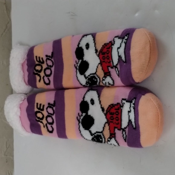 Peanuts | Shoes | Peanuts Snoopy Joe Cool Sherpa Lined Slipper Socks ...